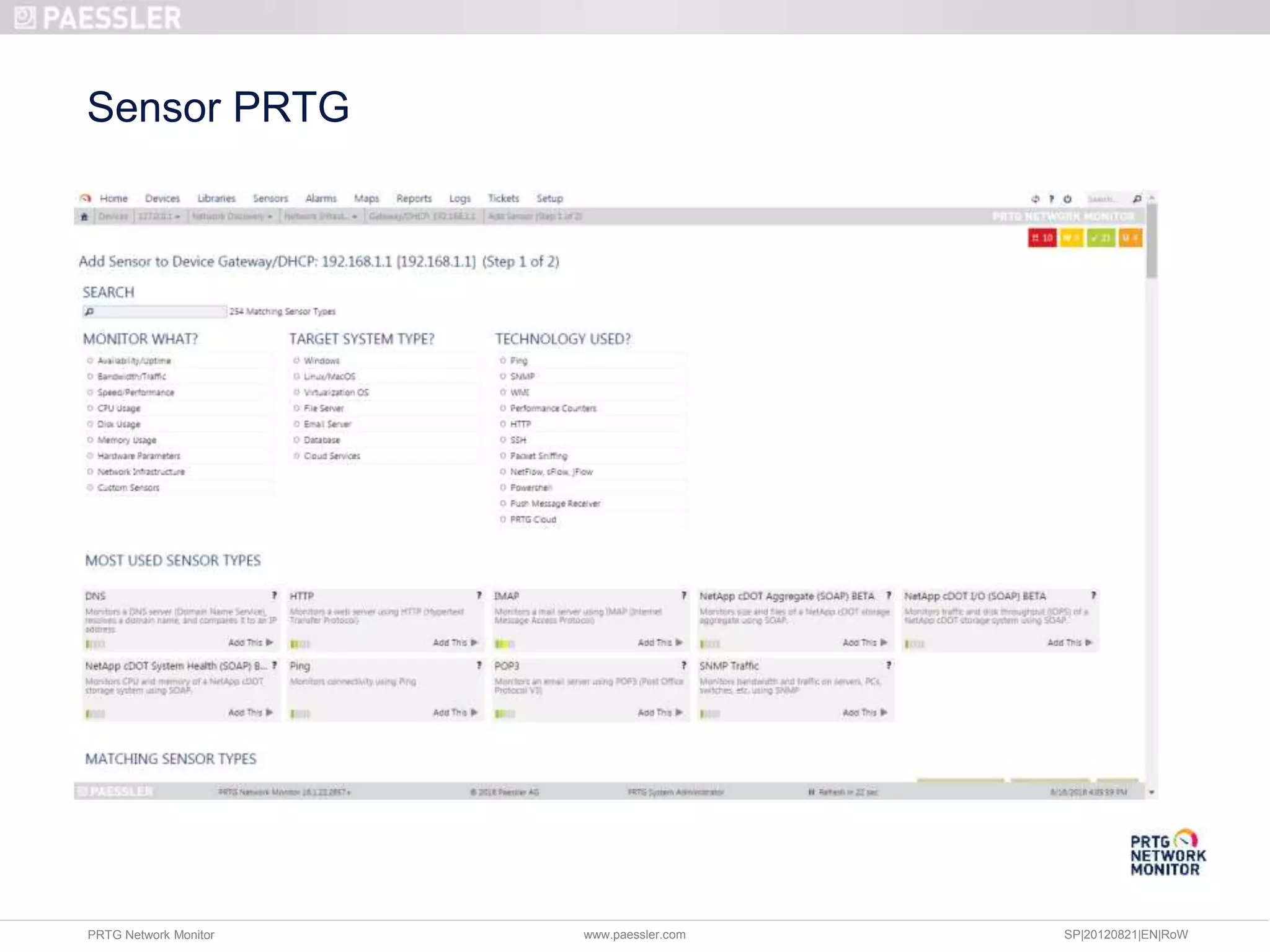 PRTG NETWORK MONITORING | PPTX
