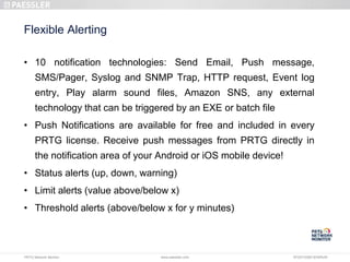 PRTG NETWORK MONITORING | PPTX | Computer Software and Applications ...