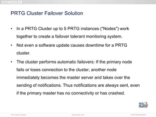 PRTG NETWORK MONITORING | PPTX