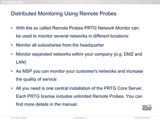PRTG NETWORK MONITORING | PPTX