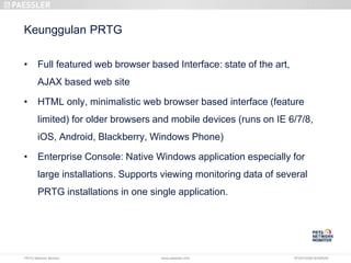 PRTG NETWORK MONITORING | PPTX