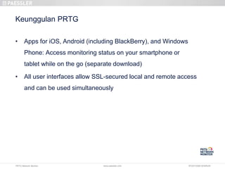 PRTG NETWORK MONITORING | PPTX