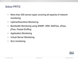 PRTG NETWORK MONITORING | PPTX