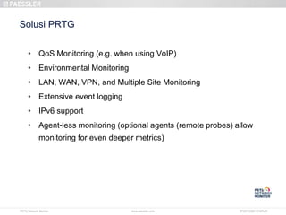 PRTG NETWORK MONITORING | PPTX