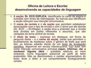 Prática de leitura e escrita em gênero textual chuva ácida | PPSX