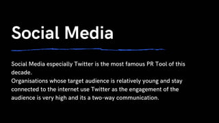 Public Relations tools | PPTX