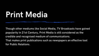 Public Relations tools | PPTX