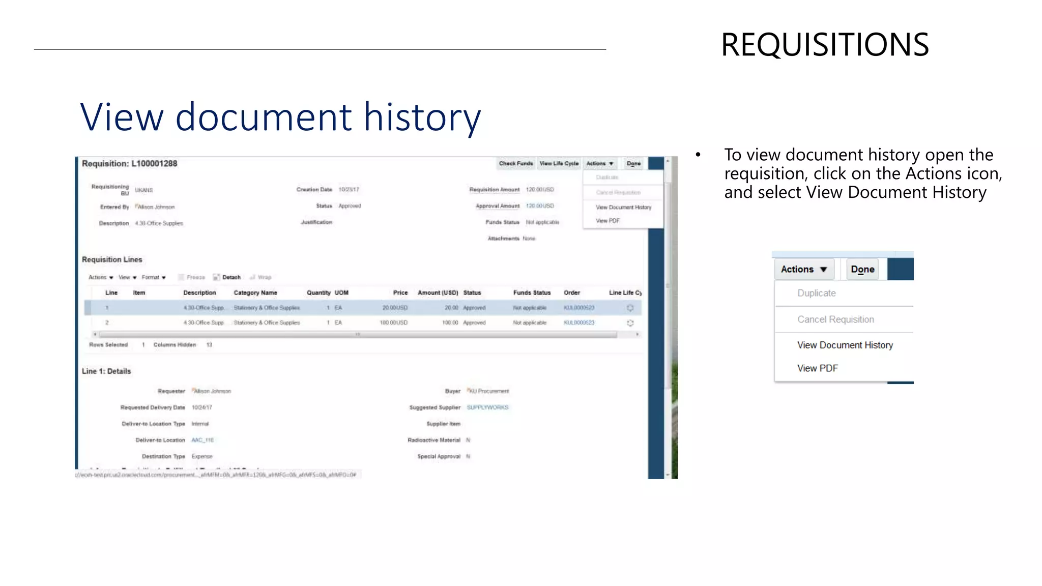Pr to po process risk and test steps | PPTX