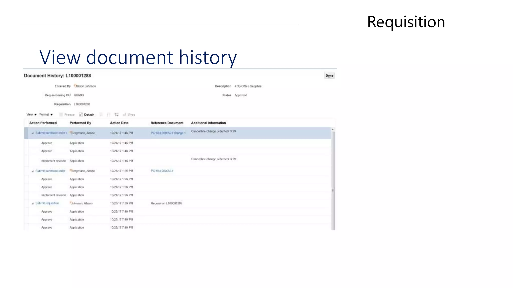 Pr to po process risk and test steps | PPTX