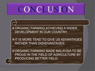 organic farming in malaysia | PPTX