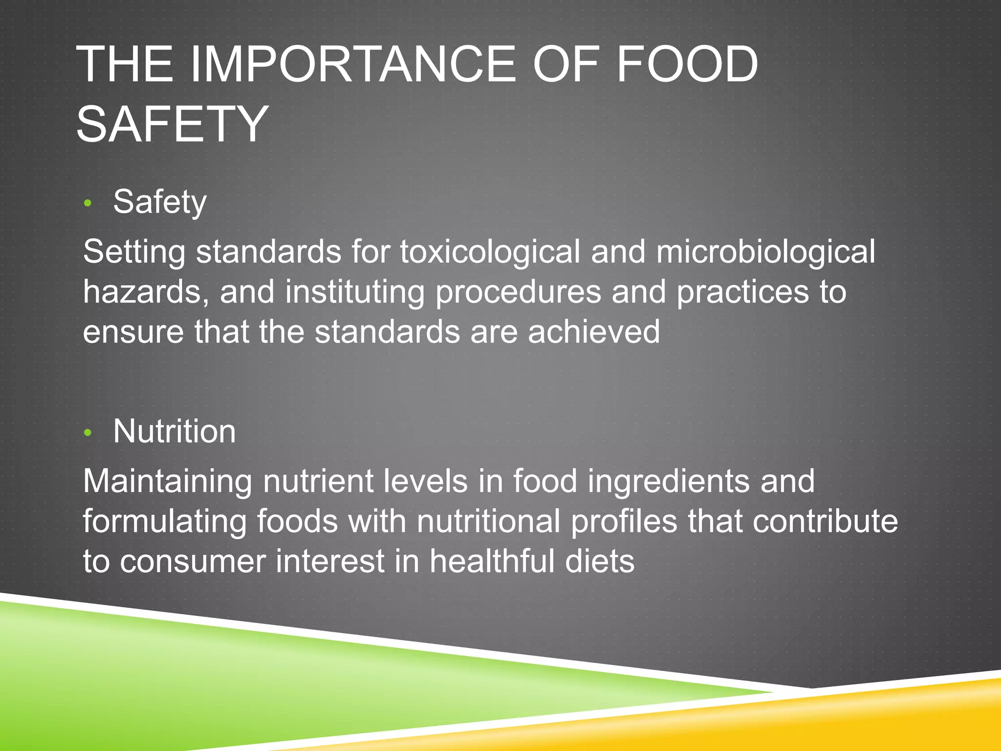 Food Safety and Public Health | PPTX