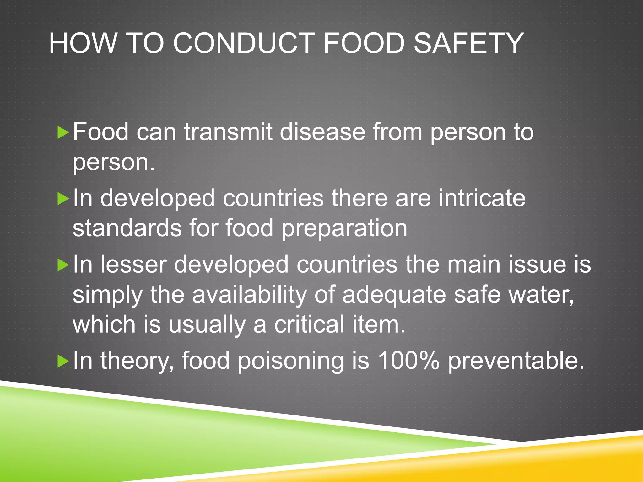 Food Safety and Public Health | PPTX