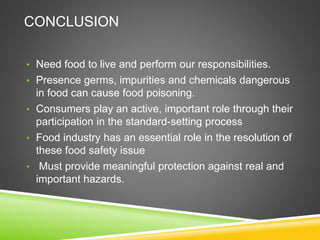 Food Safety and Public Health | PPTX