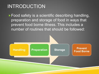 Food Safety and Public Health | PPTX