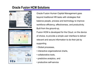 Oracle Fusion HCM Fixed Scope Offering | PDF