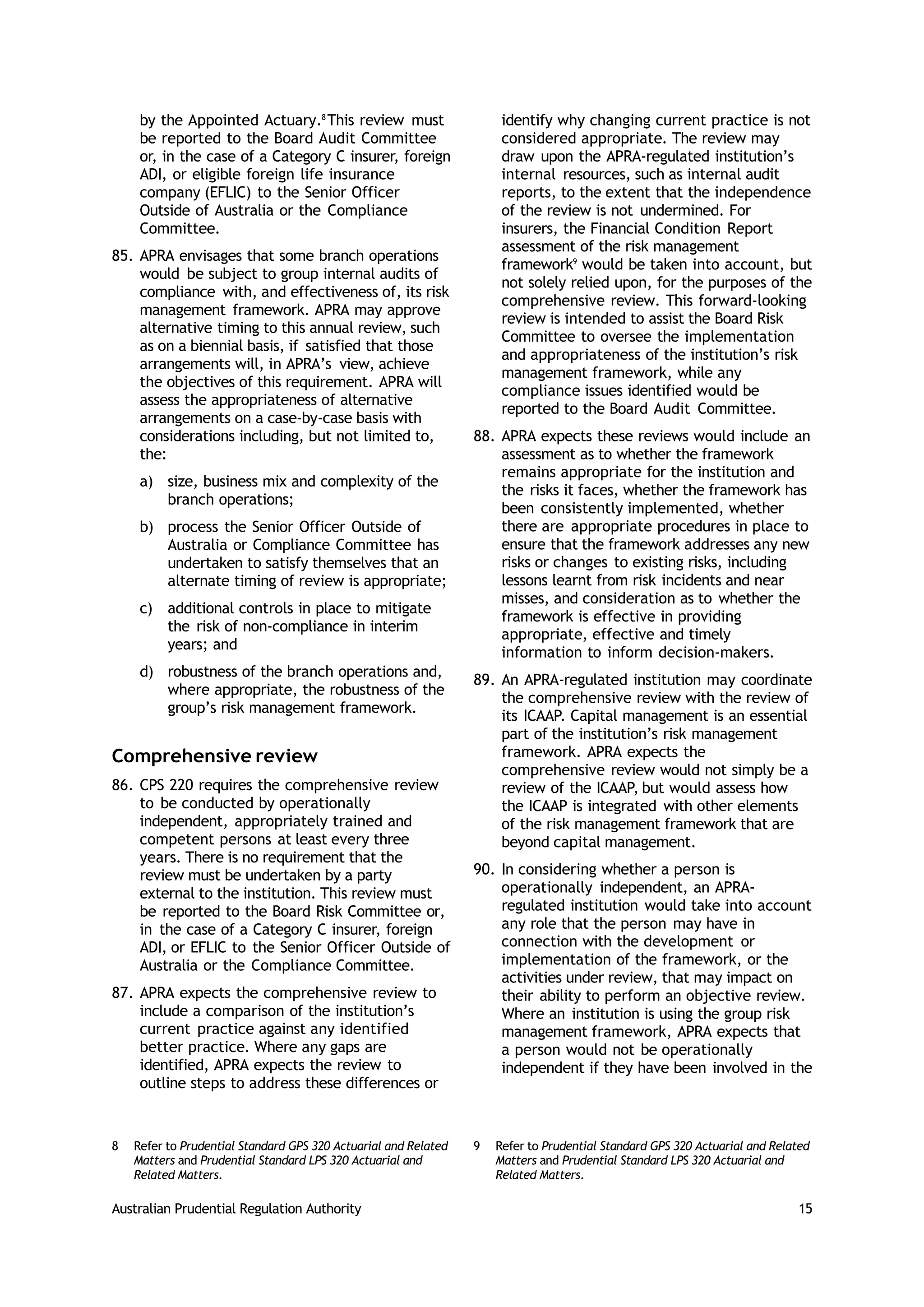 Prudential Practice Guide CPG 220 - Risk Management | PDF