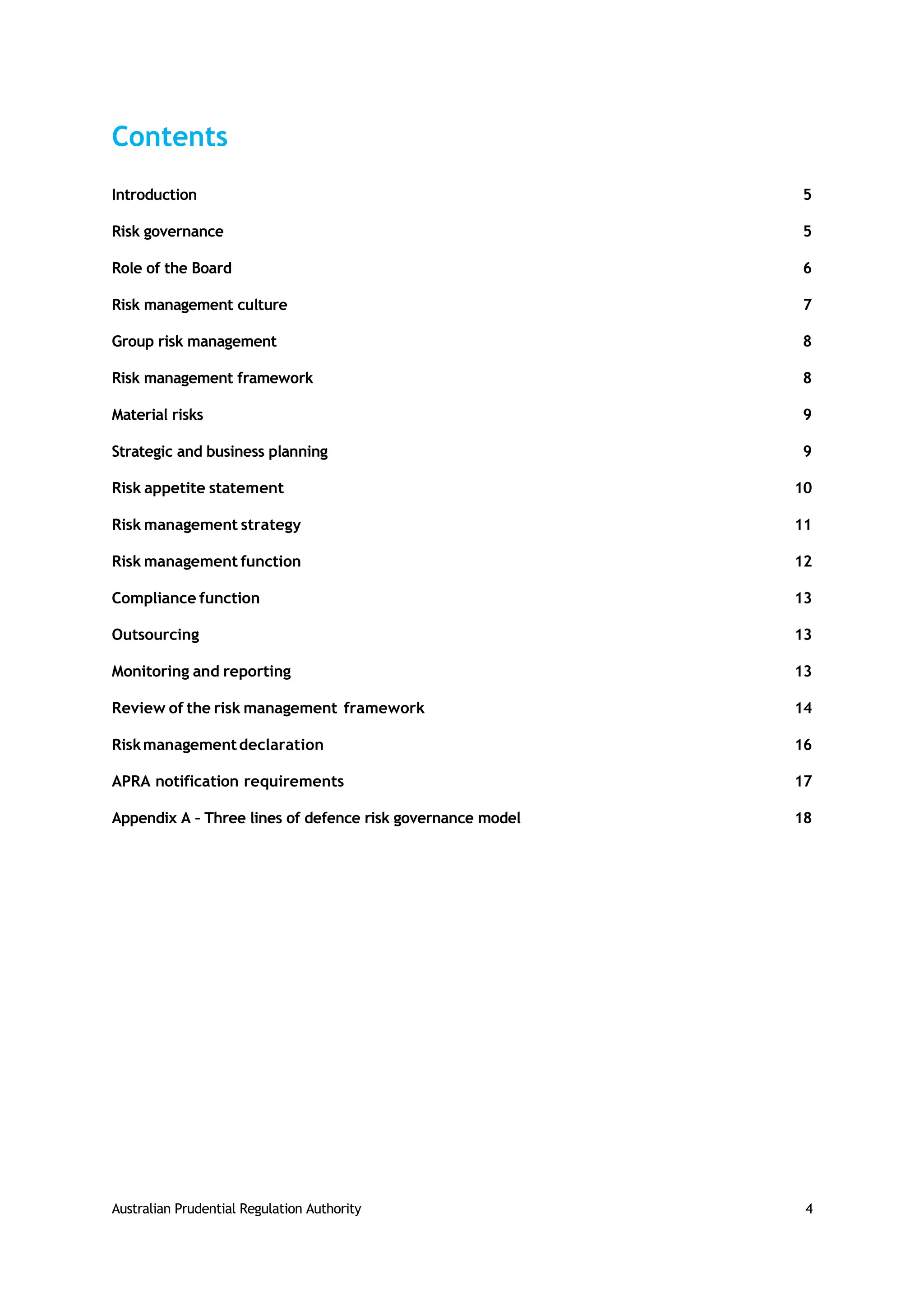 Prudential Practice Guide CPG 220 - Risk Management | PDF