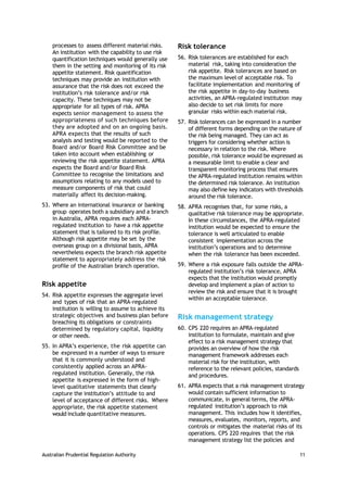 Prudential Practice Guide CPG 220 - Risk Management | PDF