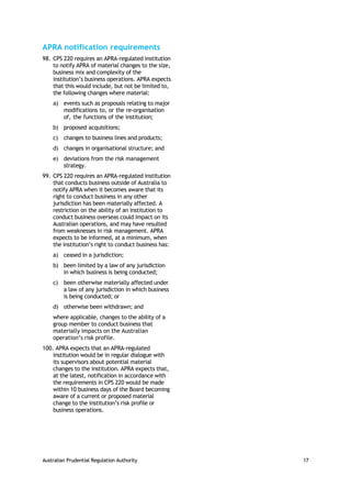 Prudential Practice Guide CPG 220 - Risk Management | PDF