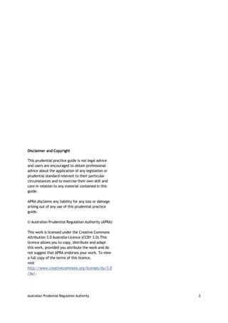 Prudential Practice Guide CPG 220 - Risk Management | PDF