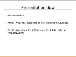 Prudential norms on Income recognition, asset classification and ...