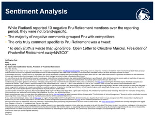 Prudential social listening_radian6report | PDF | Social Networking ...