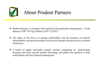 Prudent Partners on financial planning | PDF