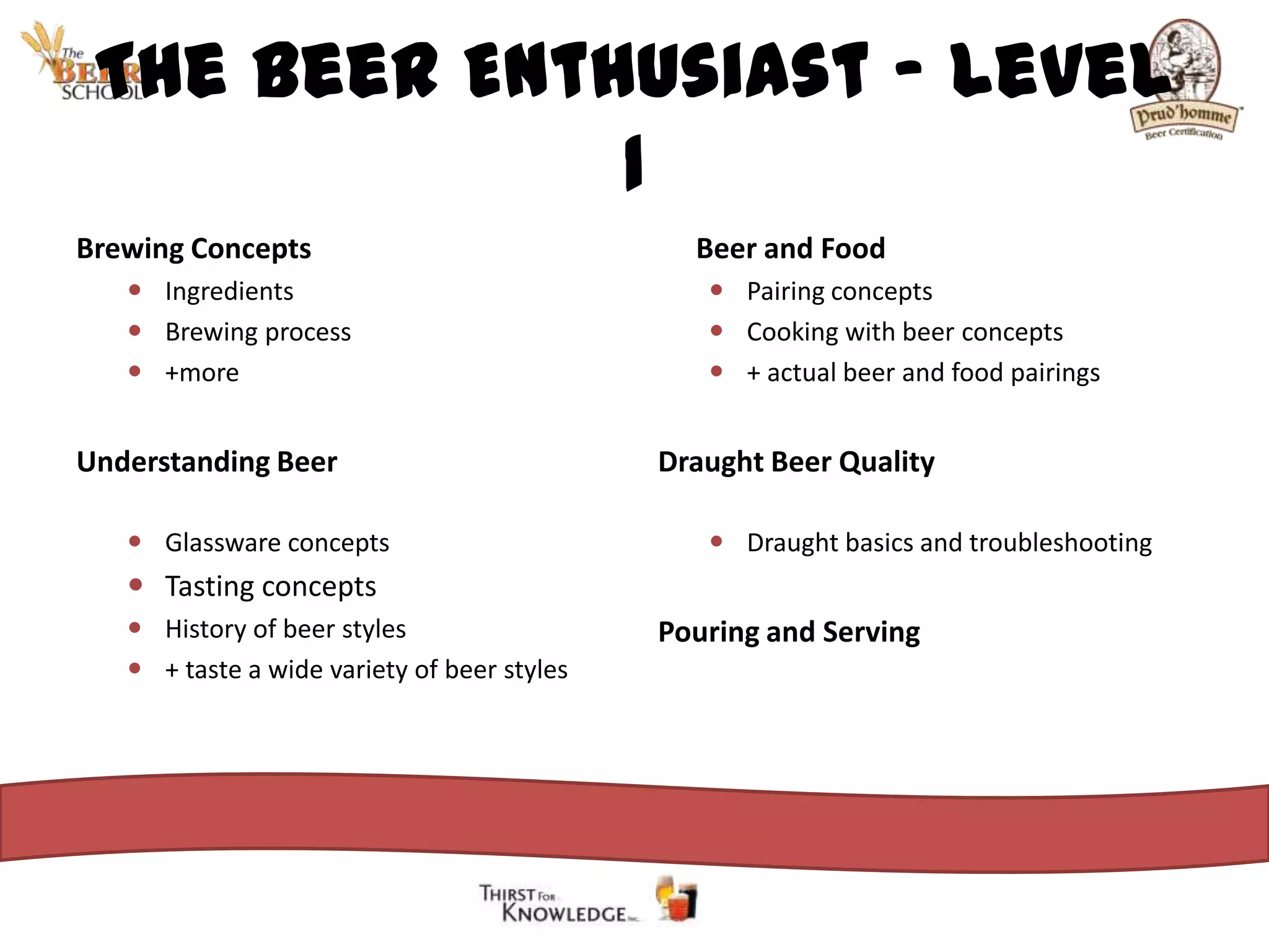 Prud’homme beer certification | PPSX