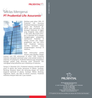Pruearly Stage Crisis Cover Brochure | PDF