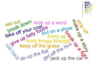 Phrasal Verbs project | PPTX
