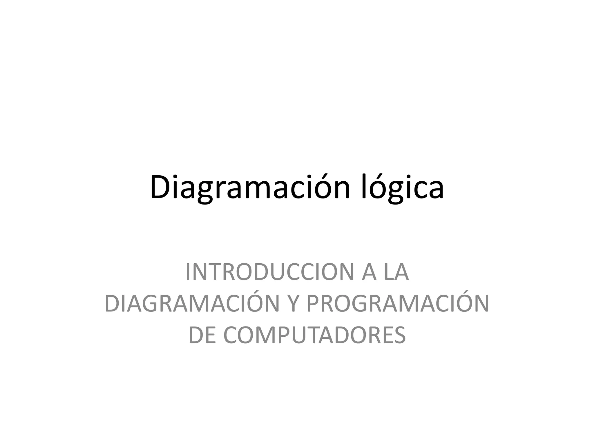 Diagrama Logica | PPT