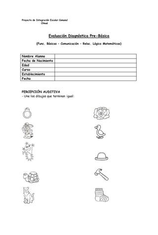 Prueba kinder | DOC