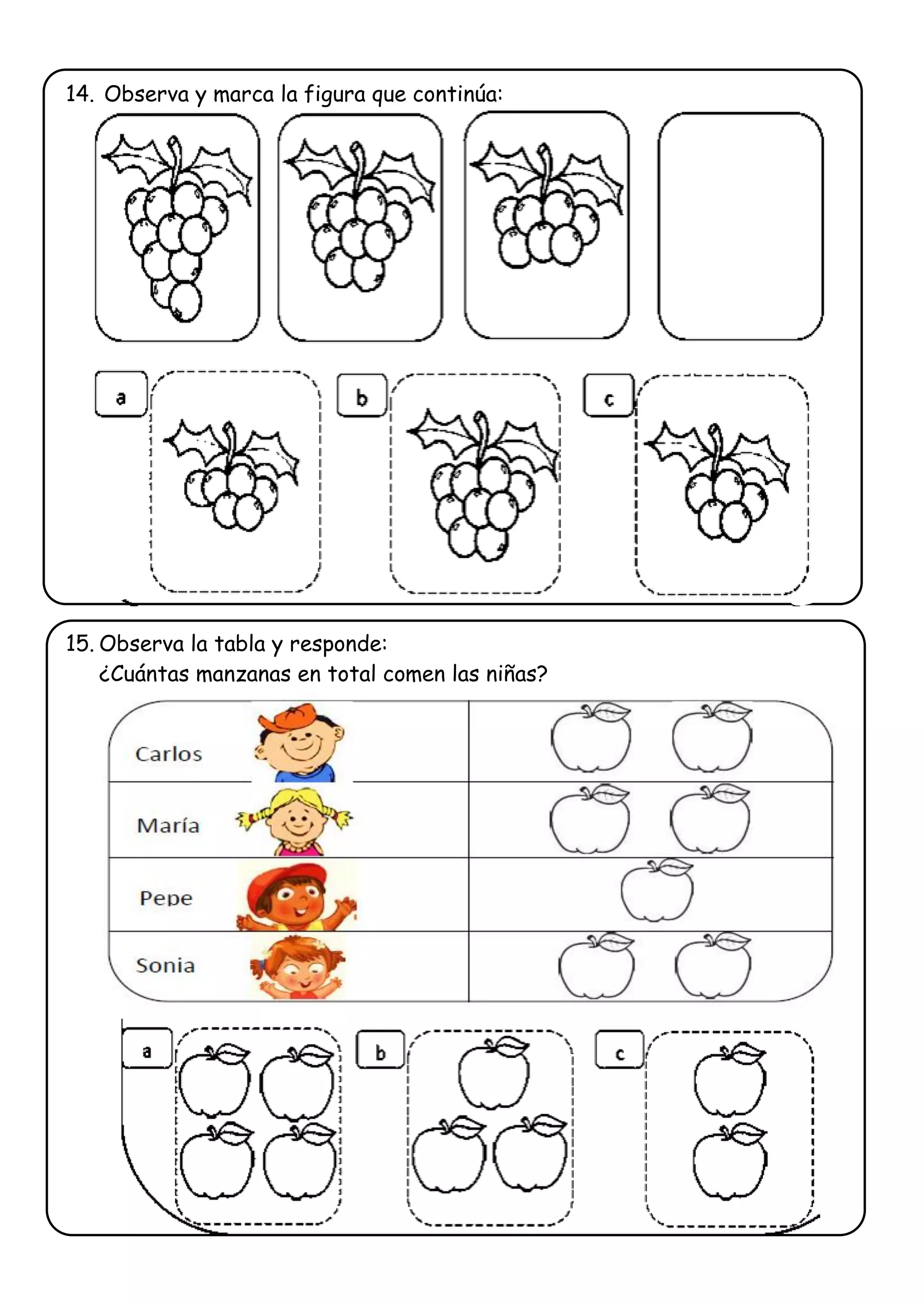Prueba de 1 grado matematica | PDF