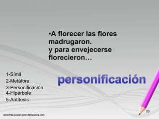 Prueba de figuras literarias | PPT