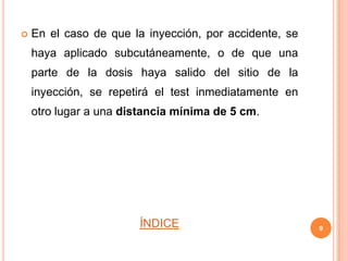 Prueba de la tuberculina | PPTX