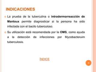Prueba de la tuberculina | PPTX