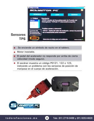 Prueba de los sensores tps del cuerpo de aceleracion 2 | PDF
