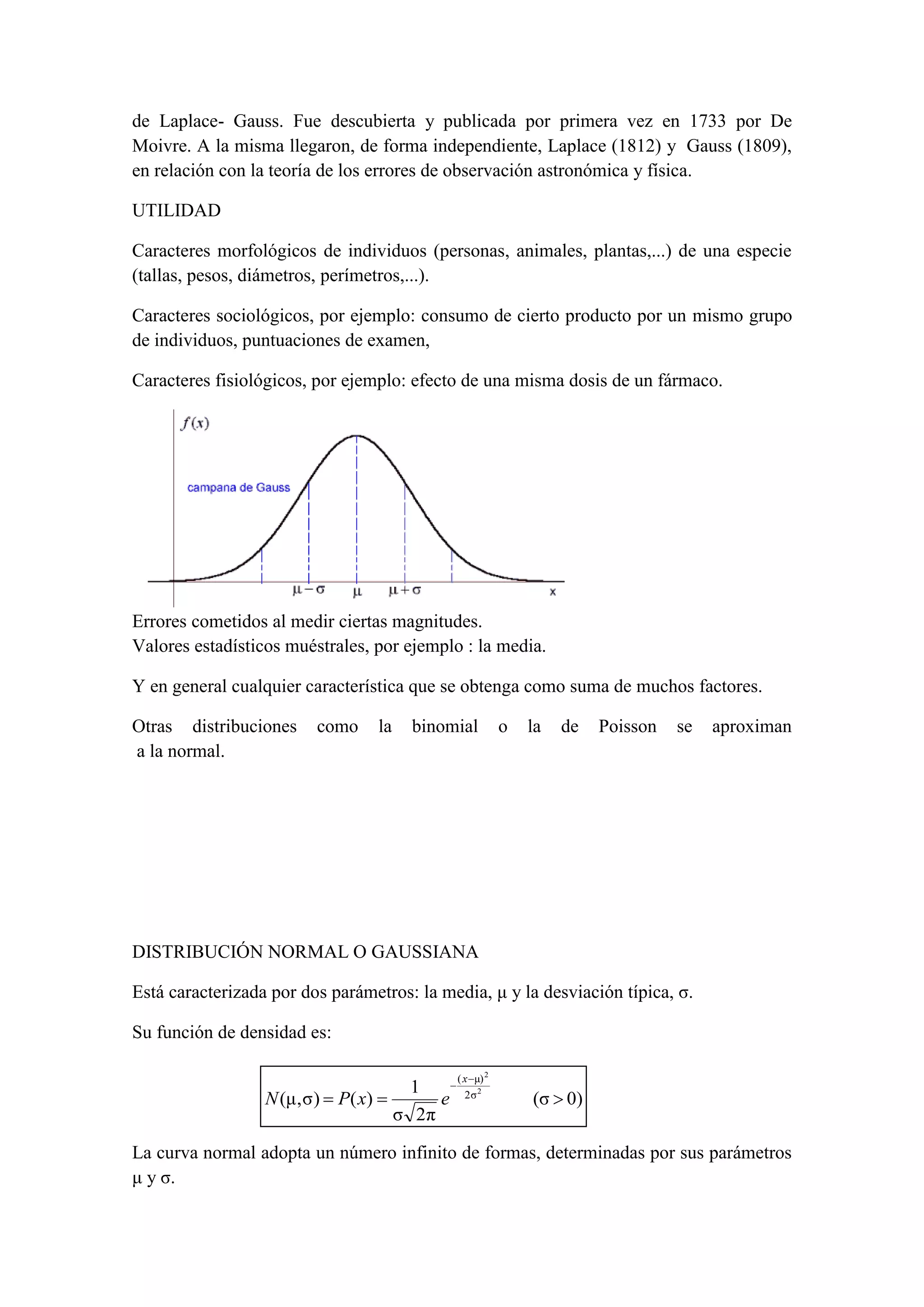 Prueba del valor z de la distribución normal | DOCX