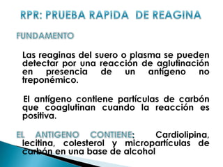 Prueba de RPR | PPT