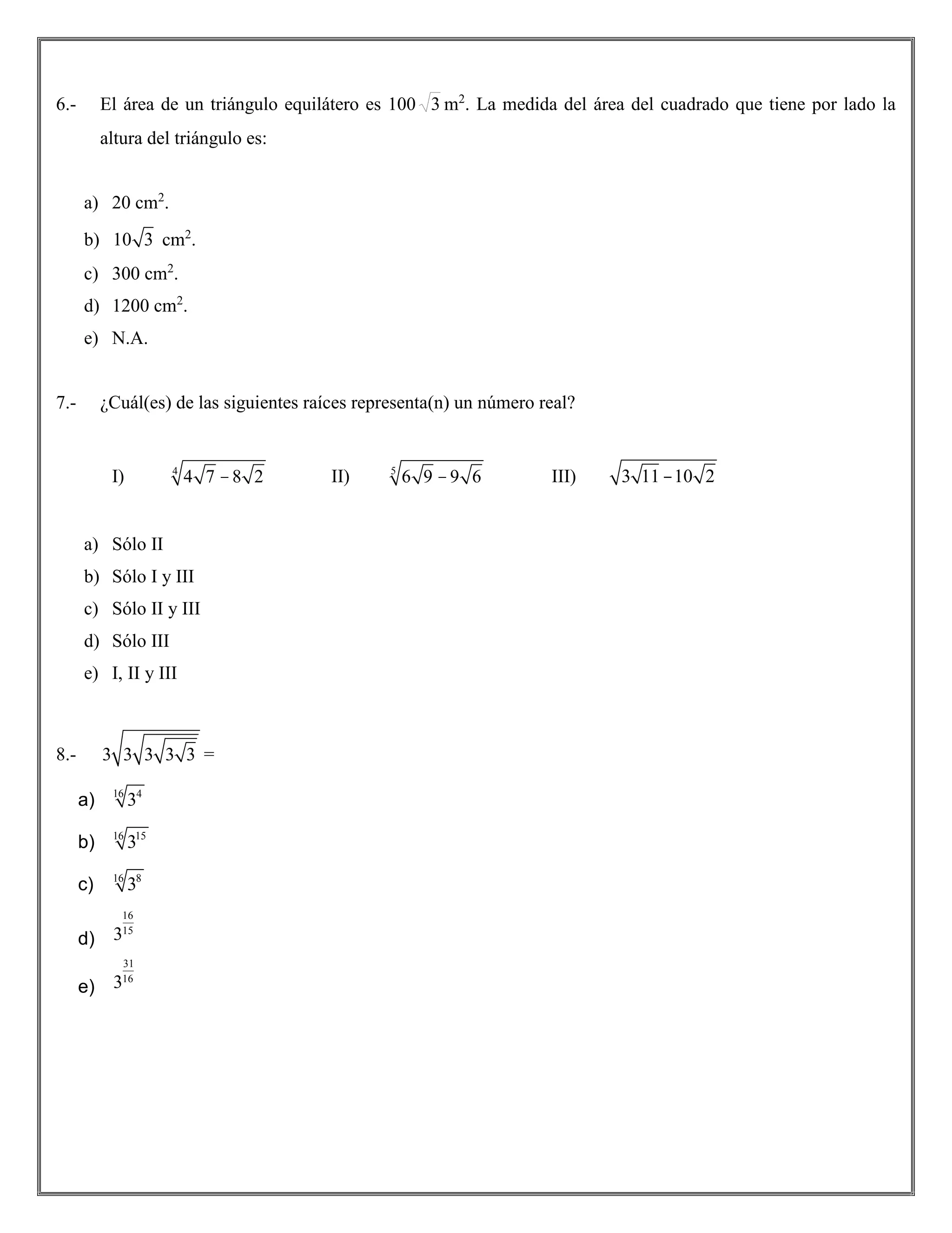 Prueba de selección multiple | PDF | Educational Assessment | Education