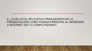 Prueba diagnóstica computacion basica .pptx | Computing | Technology ...