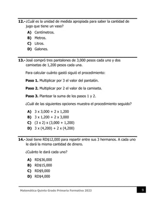 Prueba Formativa - Matemática 5to Primaria (1).pdf