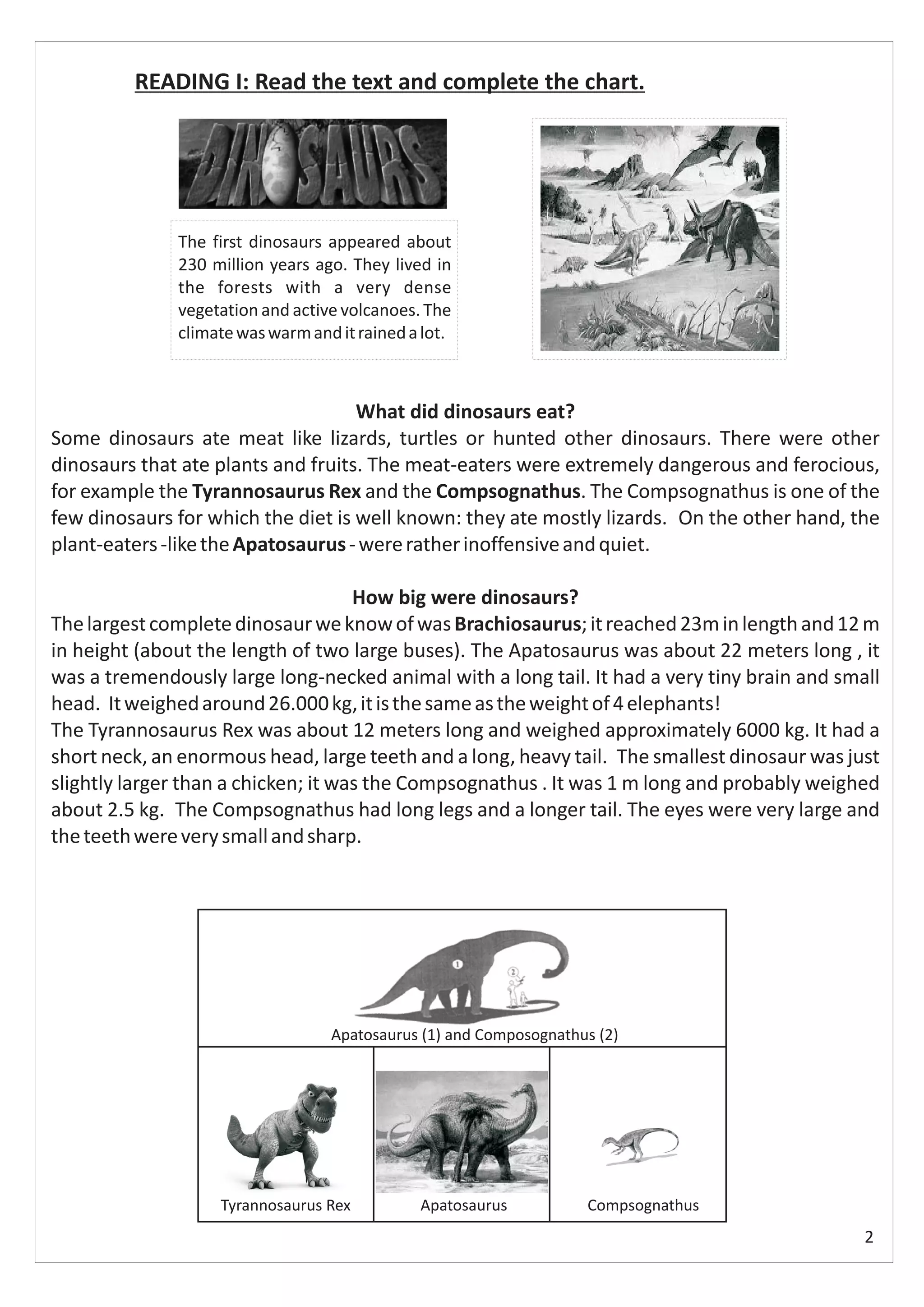 Prueba escrita de inglés | PDF