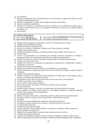 Prueba ipp (intereses profesionales) encuesta vocacional | DOC