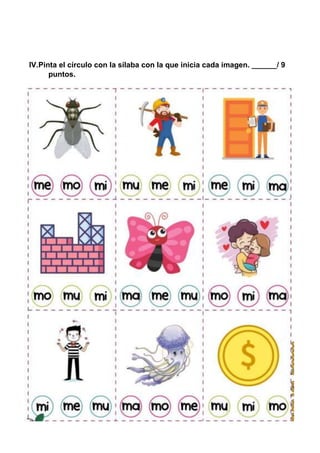 Prueba lenguaje y comunicación la letra M..doc