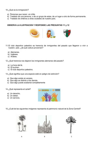 Prueba nivel 2°_h | DOC