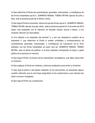Prueba pericial | DOCX