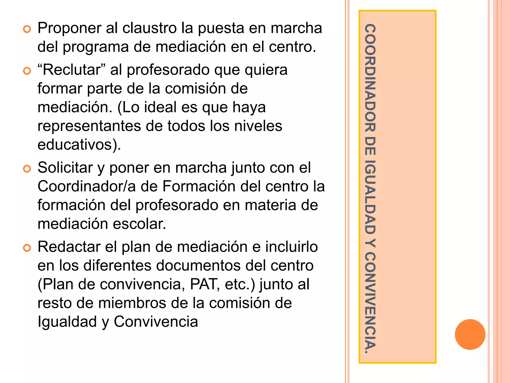 La mediación escolar | PPTX