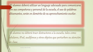 Reglas para el salón de clases | PPTX