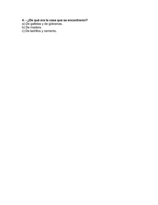 Pruebas de comprensión de lectura 4° | DOC